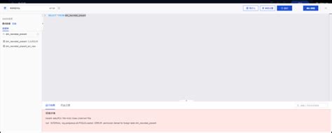 quick bi的自定义sql创建数据集时，运行报错：“null internal org postgresql util