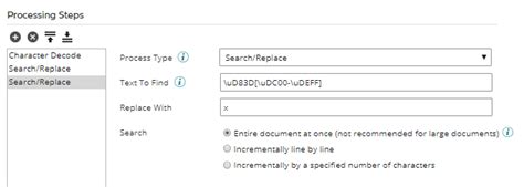 question how to remove emoji 😊😊😊 from a json document boomi