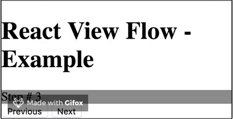 react view flow npm
