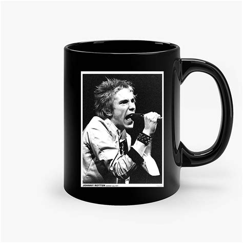 Sex Pistols Johnny Rotten Norway 1977 Ceramic Mugs
