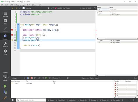 debugging stl objects with qtcreator 4 4 1 qt forum