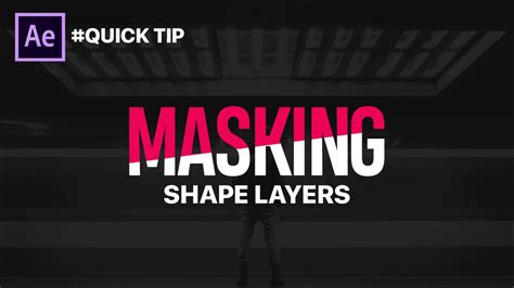 masking shape layers in after effects quick tip youtube