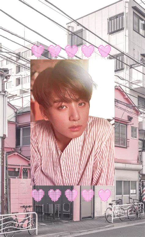 10 Top Jungkook Pink Aesthetic Wallpaper You Can Use It Free