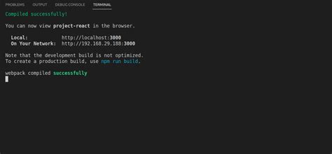 how to install react app with their node packages on ubuntu 22 mycode