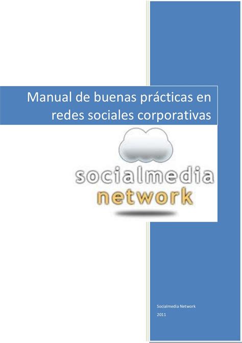 Manual De Buenas Practicas En Redes Sociales Corporativas