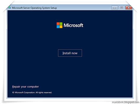 lab vm testing windows server 2022 preview step by step installation
