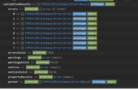 typo3 9 assign form validation errors to the corresponding field