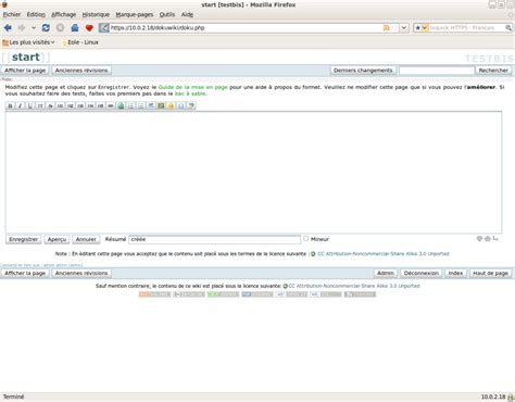 dokuwiki rédaction à plusieurs [installation et mise en œuvre du