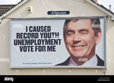 Conservative Party 2010 General Election Billboard Featuring Gordon