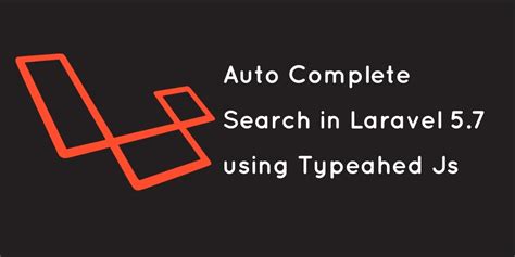 how to autocomplete search using typeahead js in laravel 9 by images