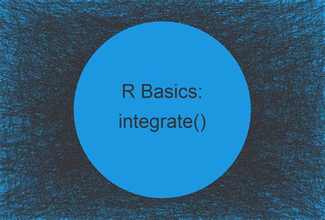 integrate function in r example using integrate to
