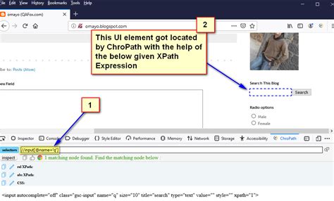 selenium locators validating xpath expressions and css
