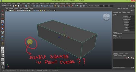 as disabling the square of the mouse cursor in mode rotate scale and