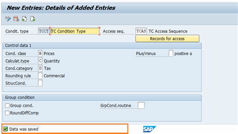 sap sd create condition types