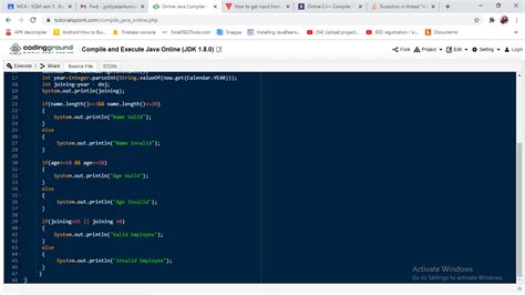 exception in thread main java util nosuchelementexception no line