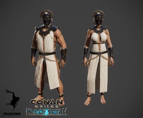 Artstation Conan Exiles Isle Of Siptah Slaveforged Ceremonial Set