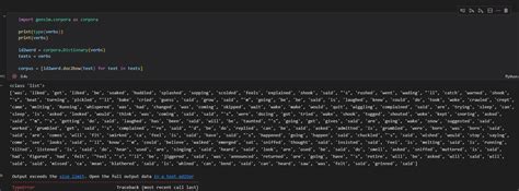python getting gensim typeerror doc2bow expects an array of unicode