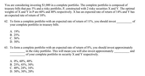 Solved You Are Considering Investing 1 000 In A Complete