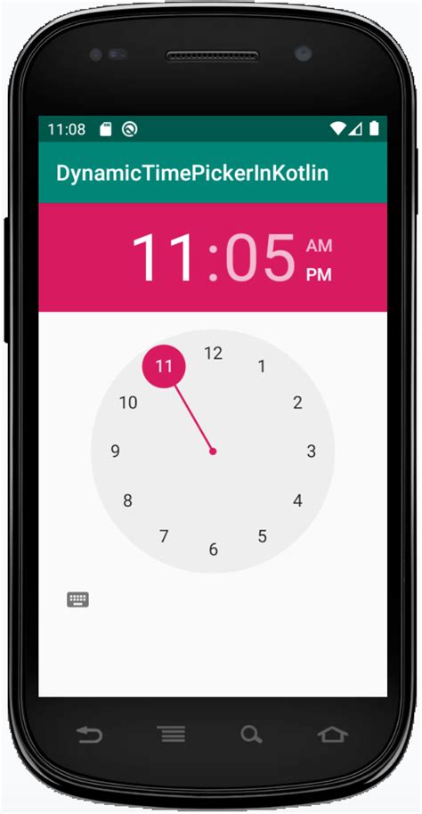 dynamic timepicker in kotlin geeksforgeeks