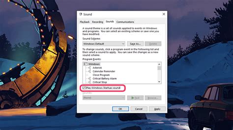 how to get windows startup sound back in windows 10 beebom