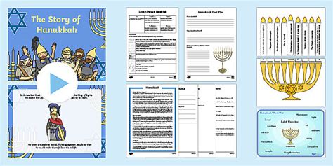 Hanukkah Lesson Teaching Pack Teacher Made Twinkl