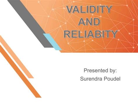 Presentation On Validity And Reliability In Research Methods