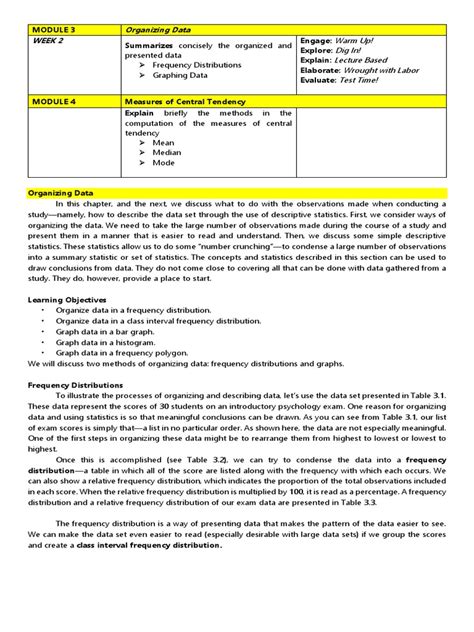 biostatistics module 3 pdf mean mode statistics