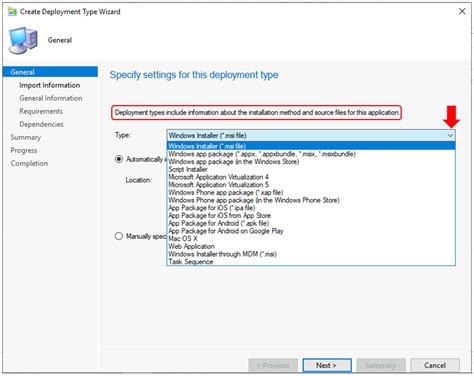 Sccm Application Supported Deployment Types Configmgr Endpoint