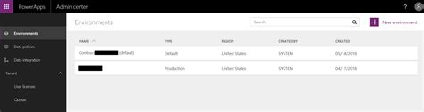 powerapps and common data service for apps create