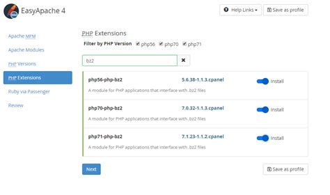 how can i enable an apache or php module on my cpanel vps