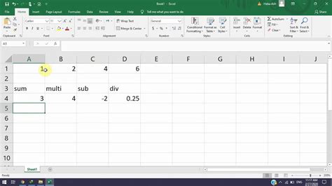 microsoft excel different ways to use sum function youtube