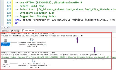 德瑞克：sql server 學習筆記 [sql server] parameter sniffing