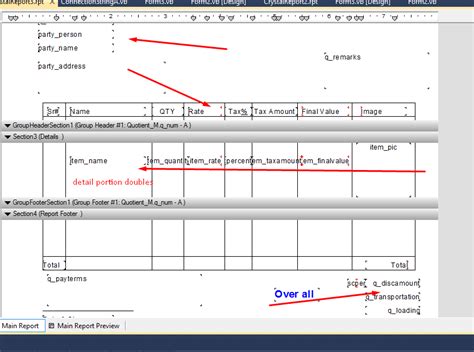 mysql crystal report detail section make duplicate each rows why