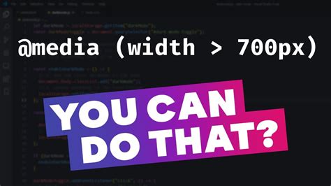 a new way to write media queries is coming to css range syntax