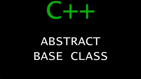 c programming tutorial 64 abstract base class youtube