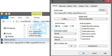 6 cara mengatasi unspecified error copying file or folder di windows