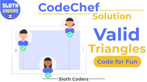 valid triangles codechef solution