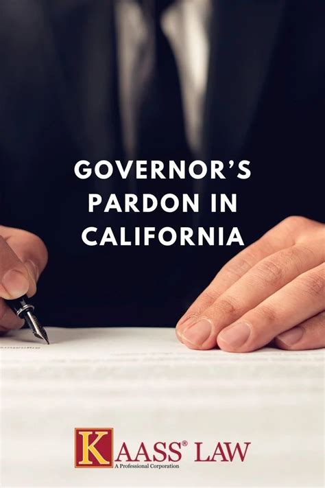 Governors Pardon In California Kaass Law