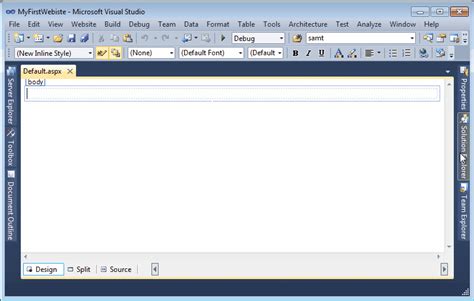 difference between default aspx page and default aspx cs page