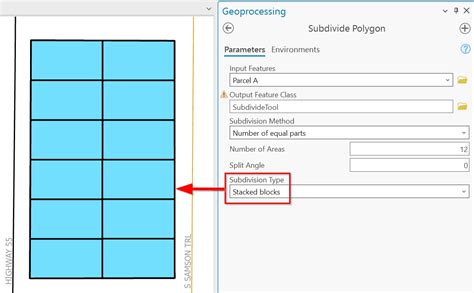 how to quickly divide a polygon into equal areas in arcgis pro