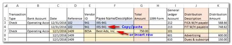 using microsoft excel to import transactions from csa into accounting cs