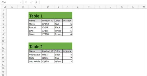 what is vstack in excel
