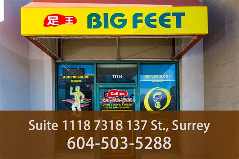 Locations And Price Big Feet The Best Foot Massage And Body Massage In Bc