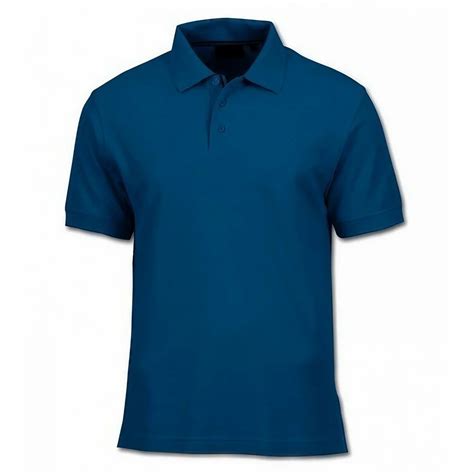 Plain Mens Cotton Royal Blue Collar T Shirt Polo Neck At Rs 155 Piece