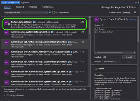 error sqlconnection could not be found in the namespace solved