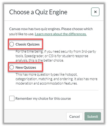canvas new quizzes canvas resources
