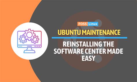 how to quickly reinstall the ubuntu software center