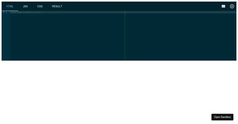 react sandbox editor with materialui codesandbox