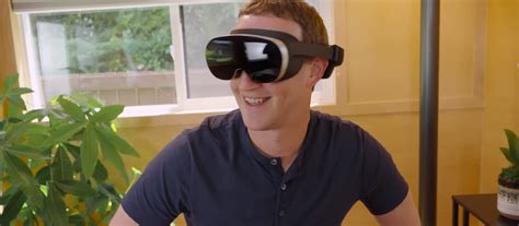 Os Novos óculos De Realidade Virtual De Mark Zuckerberg São De Arrepiar