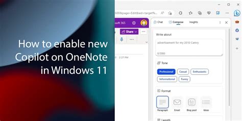 How To Enable New Copilot On Onenote In Windows 11 Ithinkdifferent
